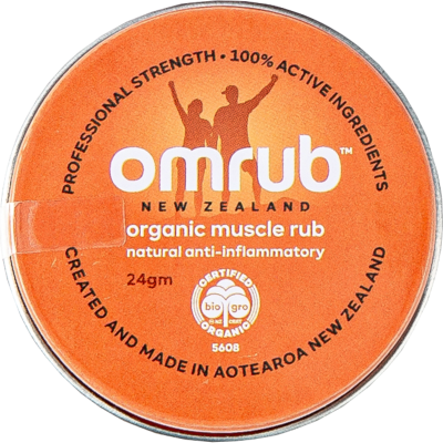 Omrub organic muscle rub 24g - Naturally Healthy NZ