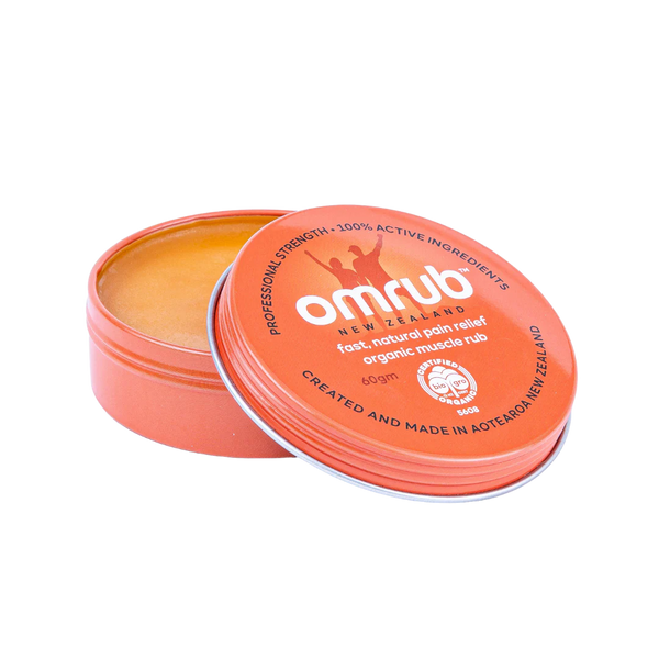 Omrub organic muscle rub 60g - Naturally Healthy NZ