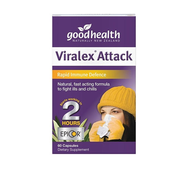 Good Health Viralex Attack 60 Capsules - Naturally Healthy NZ