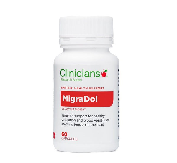 Clinicians Migradol 60's - Naturally Healthy NZ